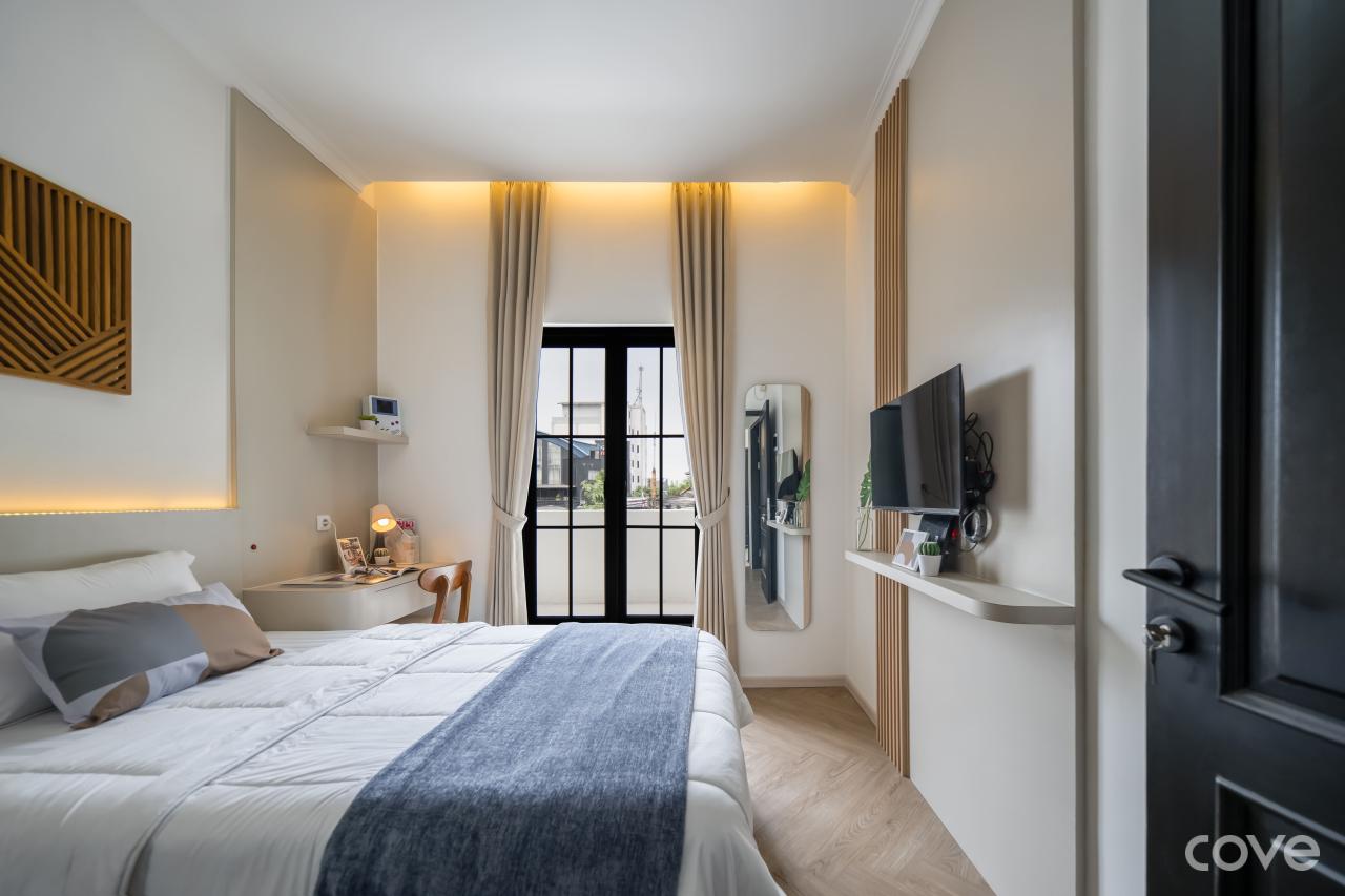 Kamar Standard dengan Kasur Single dan Balkon Cove 107 @ Cove Kayoon – Cove