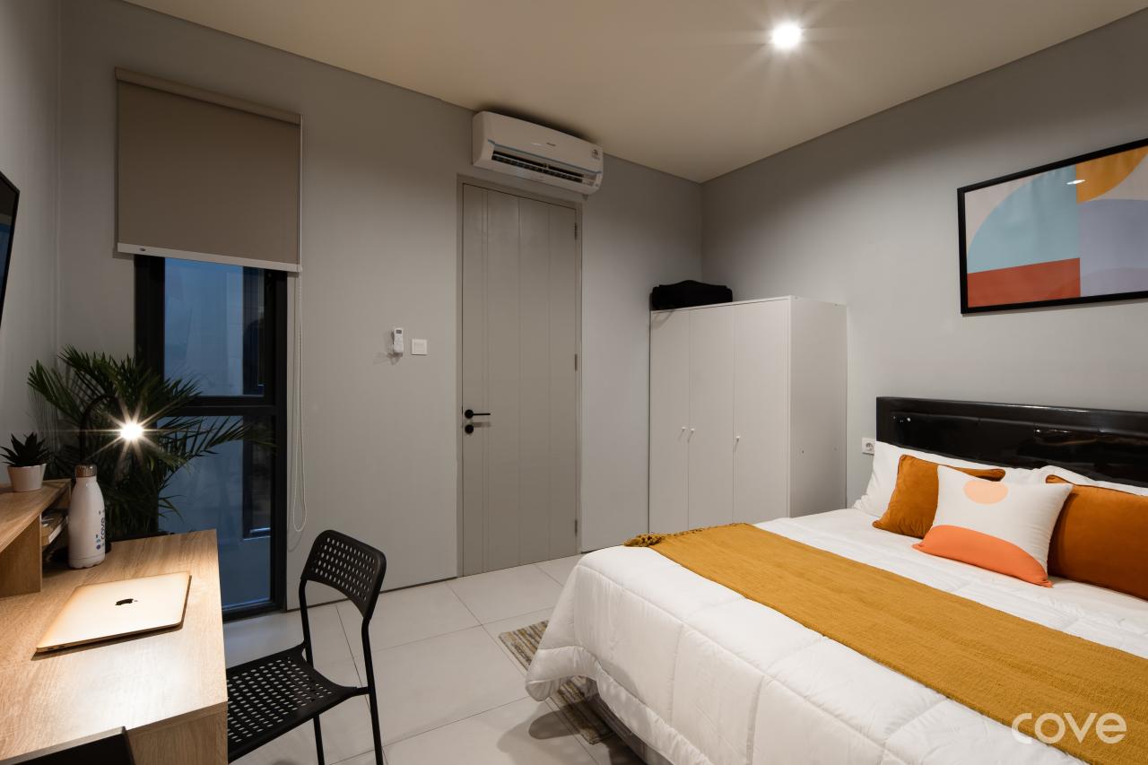 Kamar Deluxe dengan Kasur Queen dan Jendela Dalam Cove 17 @ Cove ...