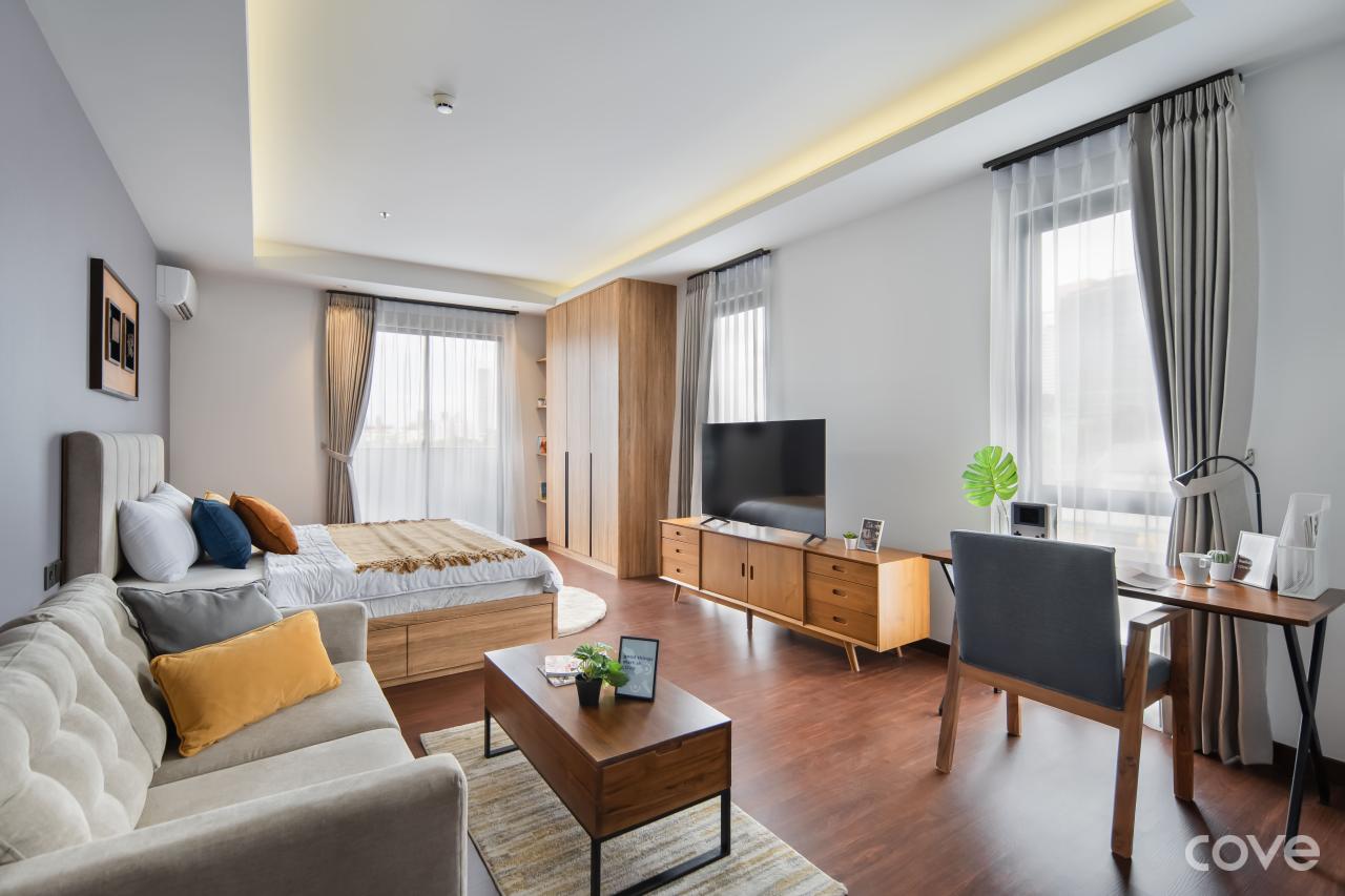 Kamar Suite Plus dengan Dapur Pribadi dan Kasur King Cove 161 @ Cove Amartha – Cove