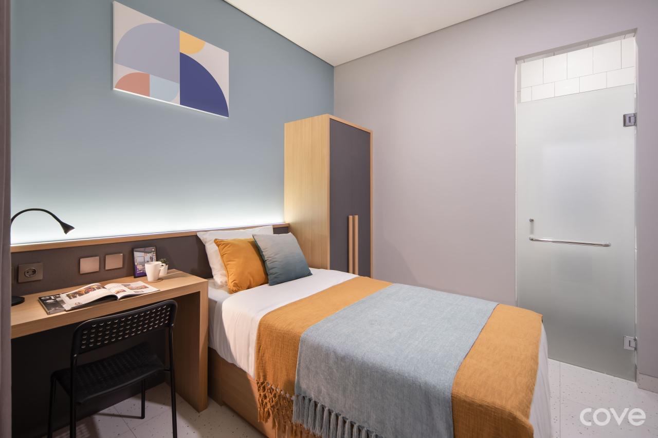 Kamar Standard dengan Kasur Single Cove 188 @ Cove Vaia – Cove