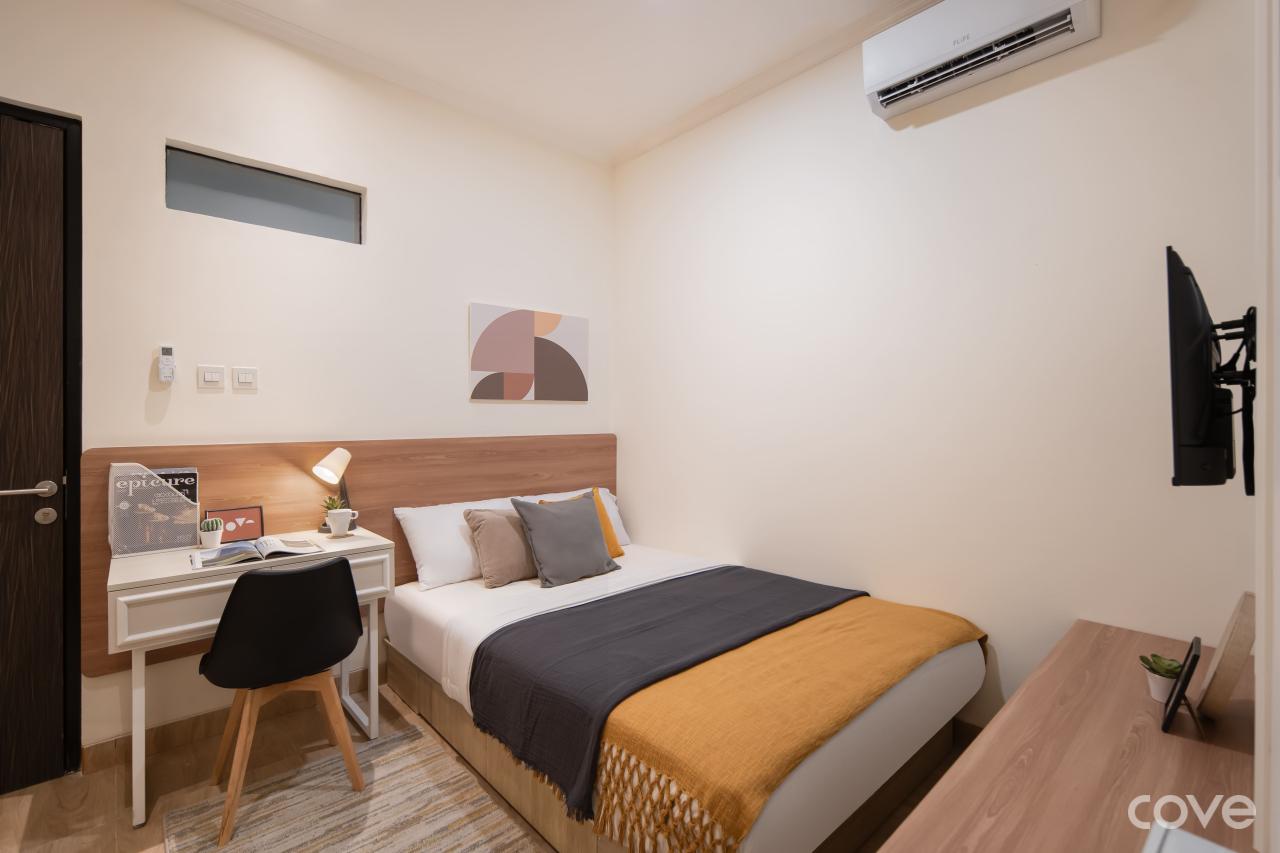 Kamar Deluxe dengan Kasur Queen Cove 200 @ Cove Asria Living – Cove